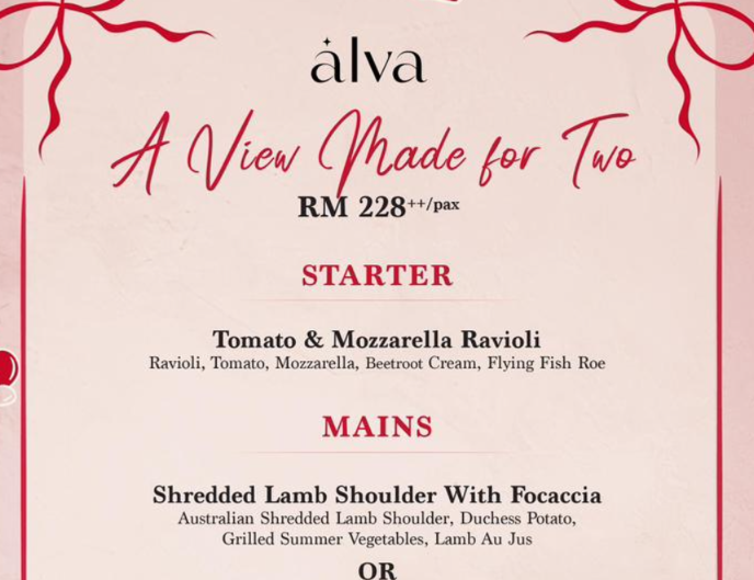 Alva KL, Kuala Lumpur - Restaurant Menu, Prices & Reviews